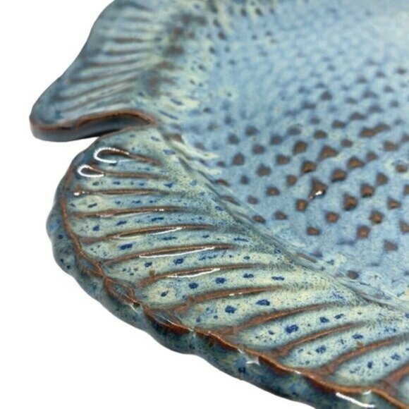 Accents | Studio Art Pottery Sushi Fish Plate | Poshmark